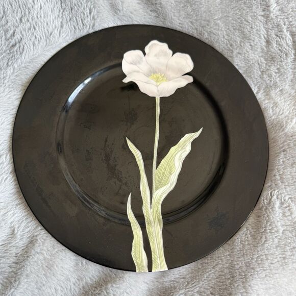 Fitz and Floyd | Dining | Dinner Plate Fitz Floyd Midnight Poppy Japan ...